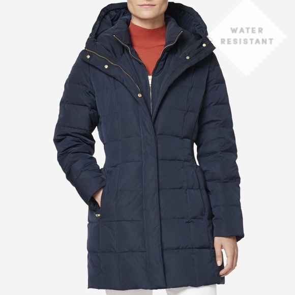 Cole Haan | Jackets & Coats | Cole Haan Signature Down Coat In Navy ...